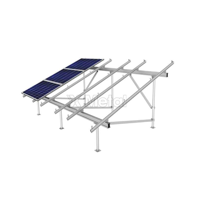 Solar Panel Ground Mounting Bracket - X Metal Co., Ltd.