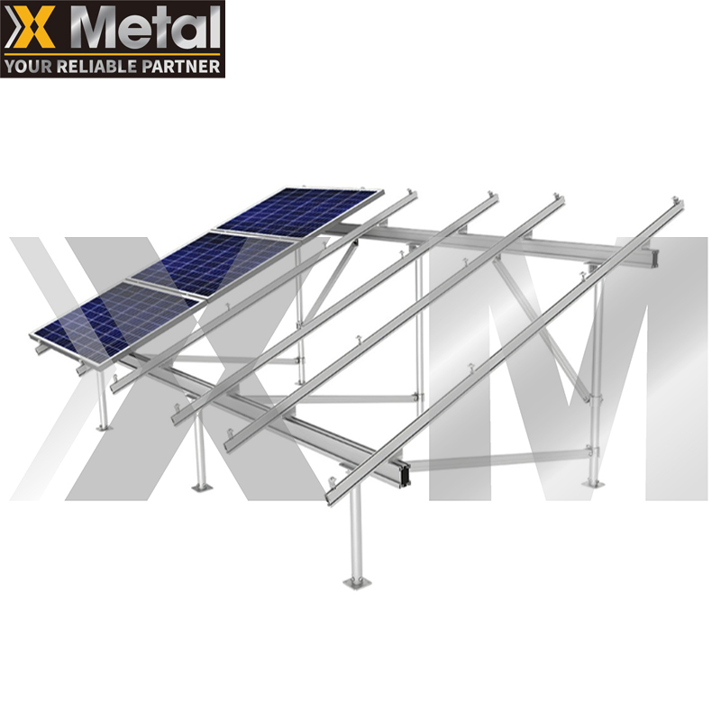 Solar Panel Ground Mounting Bracket - X Metal Co., Ltd.