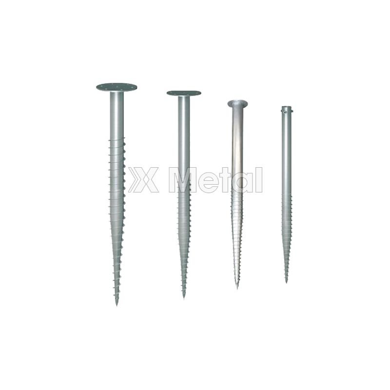 XM/S--Small Blade Ground Screw Anchors - X Metal Co., Ltd.